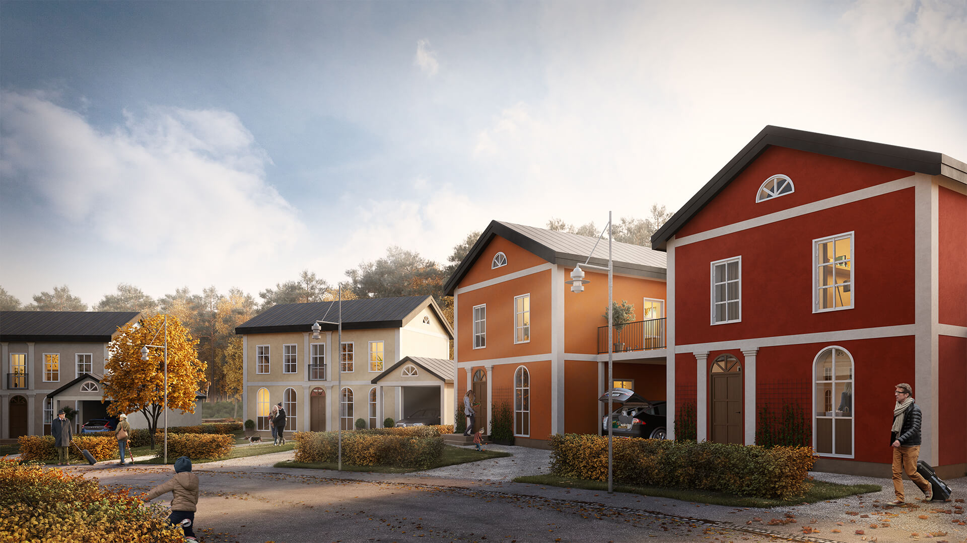 Bostäder - Steninge slottsby