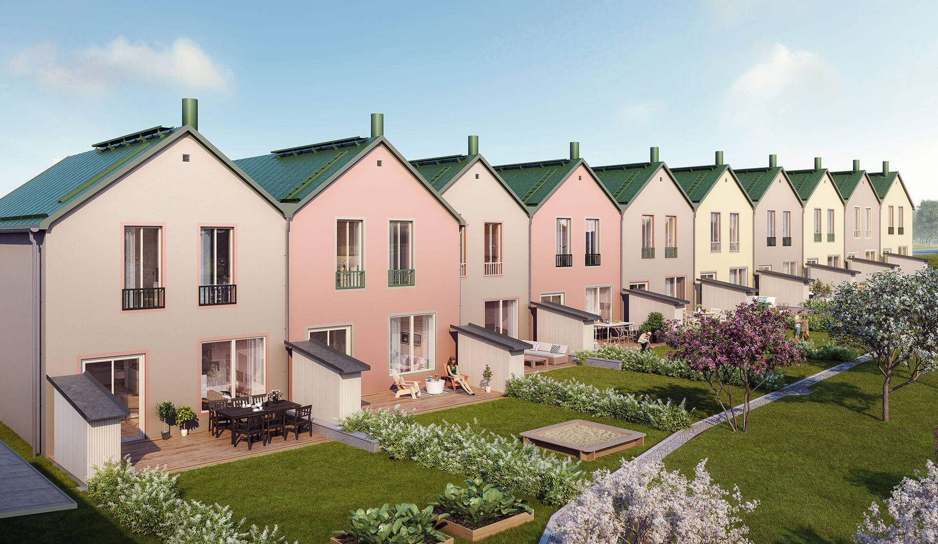 Bostäder - Steninge slottsby