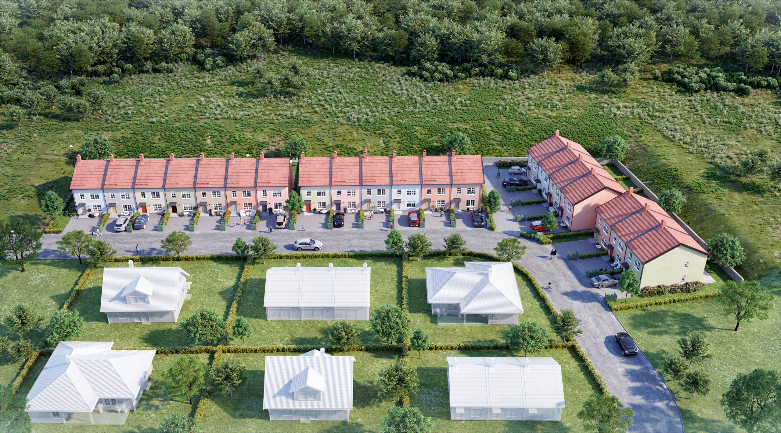 Bostäder - Steninge slottsby